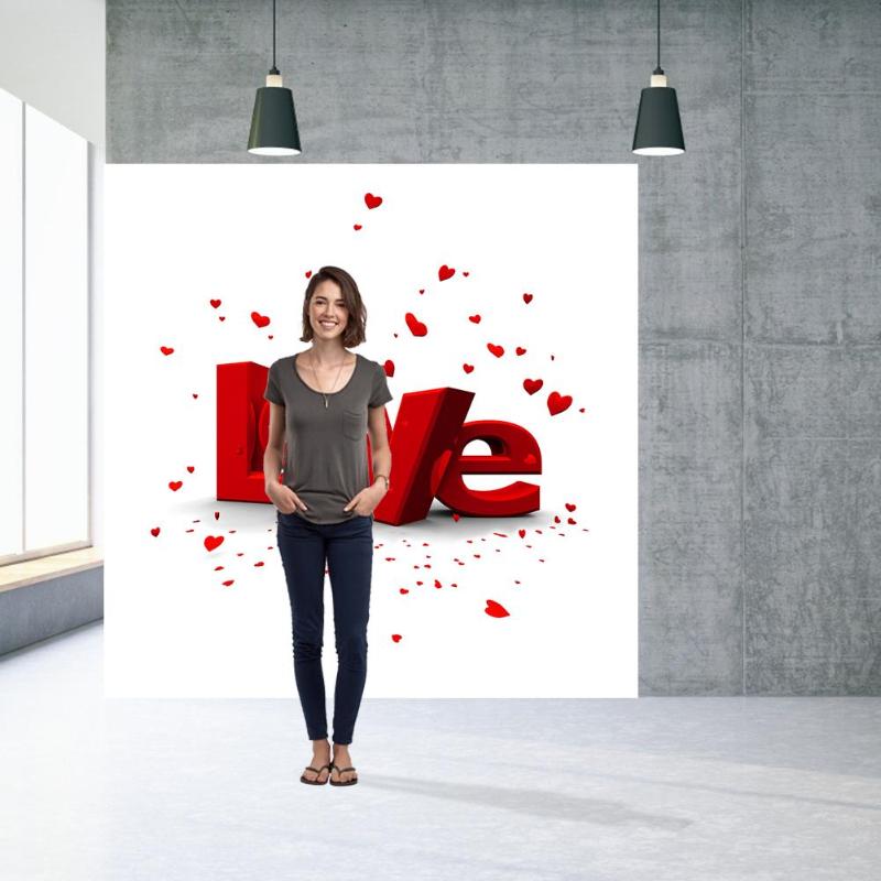 Backdrop Love Theme Photography Background Cloth P... – Vicedeal