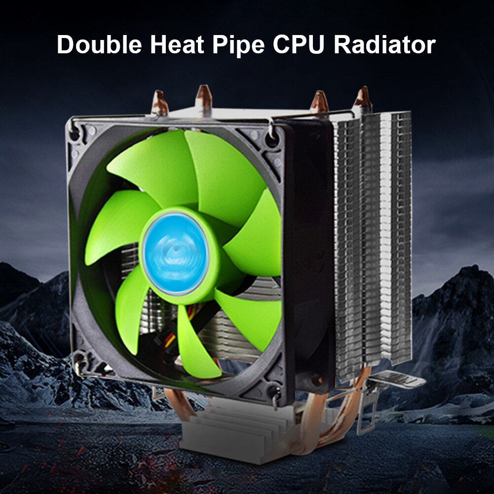 CPU Air Cooler Cooling Fan Cooler Green Blade Fan ... – Grandado