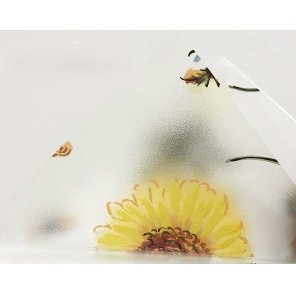 1.22x0.5m Self Adhesive Privacy Tint Opaque Stickers Decorative Window ...