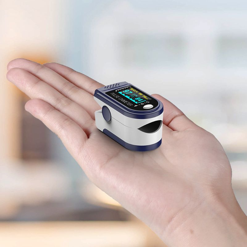 Portable Finger Pulse Oximeter Blood Oxygen Satura... – Grandado