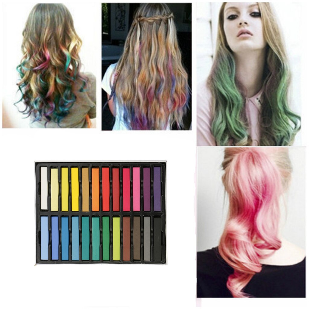 6/12/24 Colors Fast Temporary Hair Color Chalk Dye... – Grandado