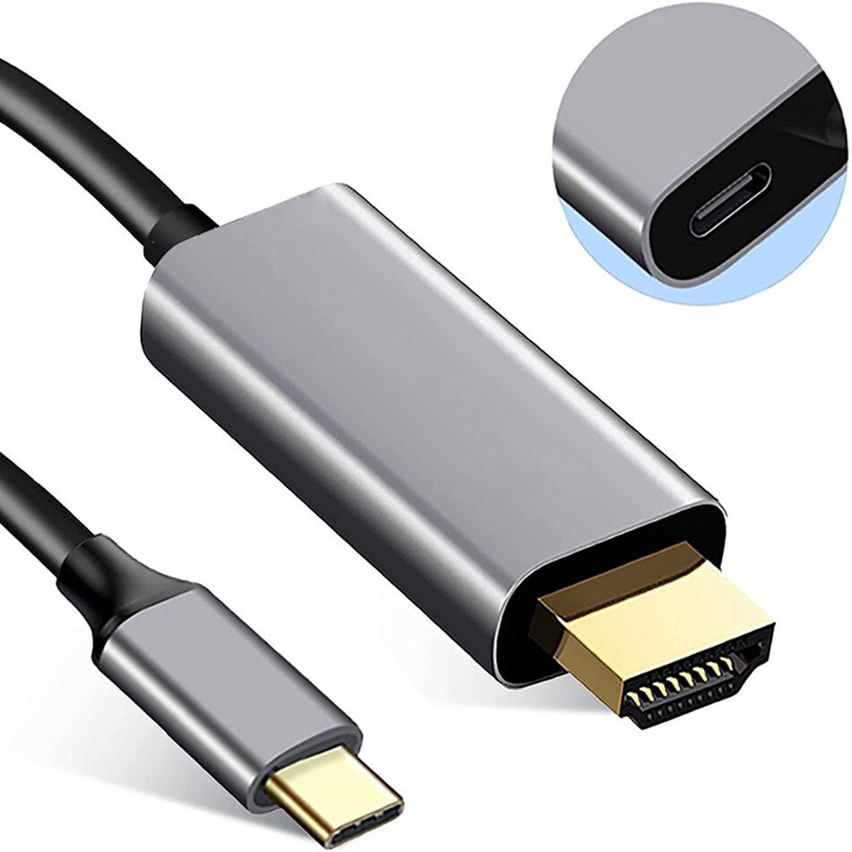 Cable USB C a Hdmi compatible con 4K 60Hz tipo C a... – Grandado
