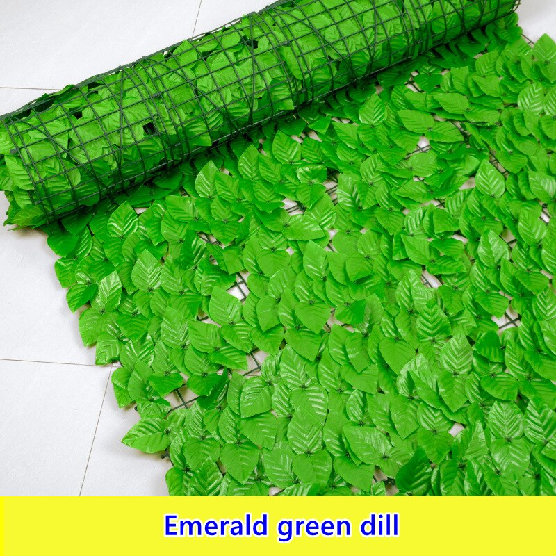 Artificial Leaf Fence Wall Landscaping Outdoor Diy... – Vicedeal