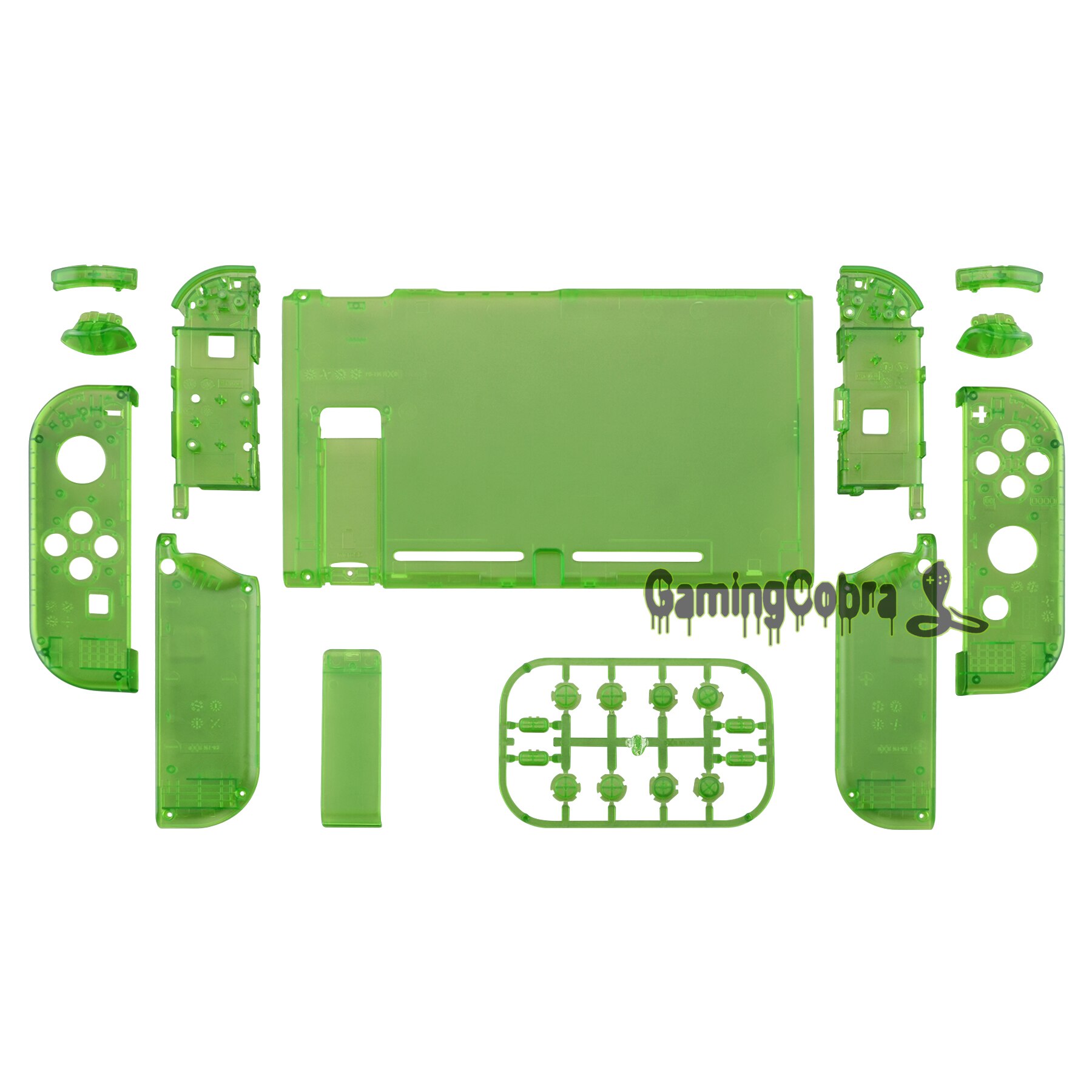 Transparent Clear Green Console Back Plate W/ Cont... – Grandado