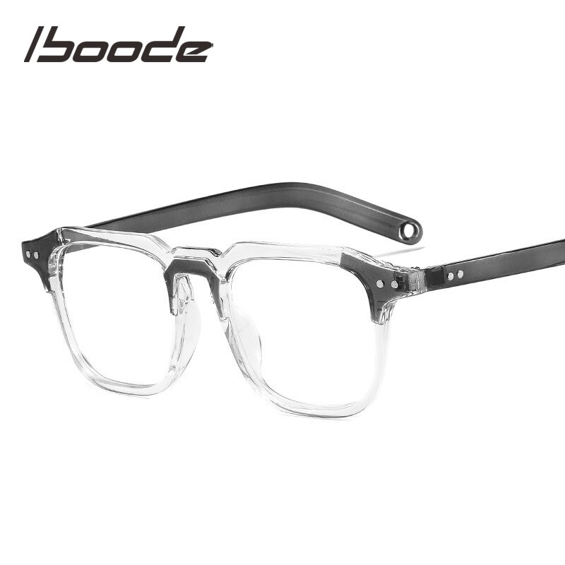 iboode Women Men Oversized Square Glasses Frame Ko... – Grandado