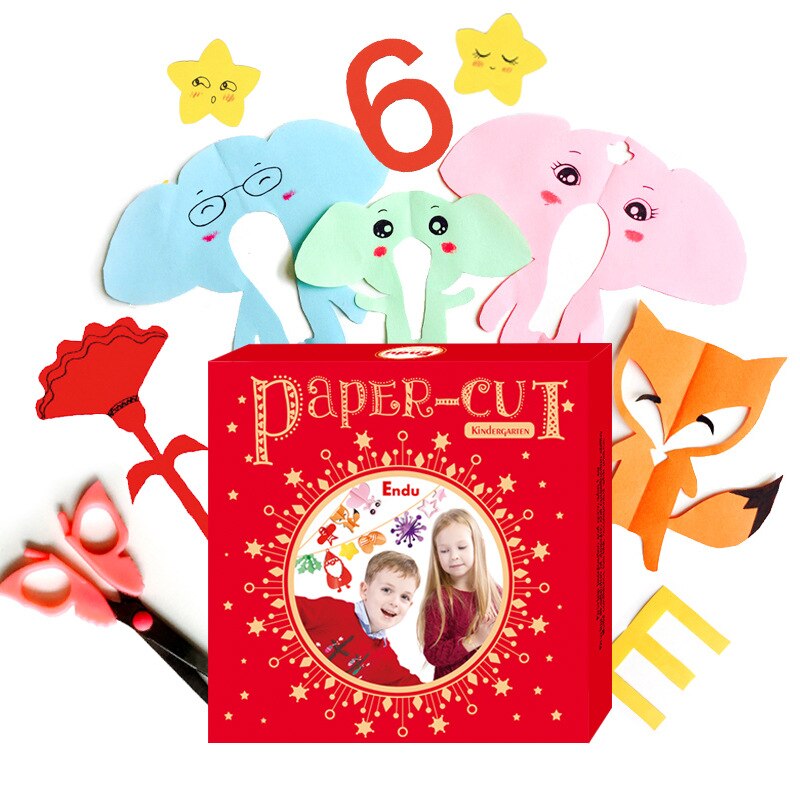 Kids of Printed Colored Paper Cutting Kindergarten... – Vicedeal