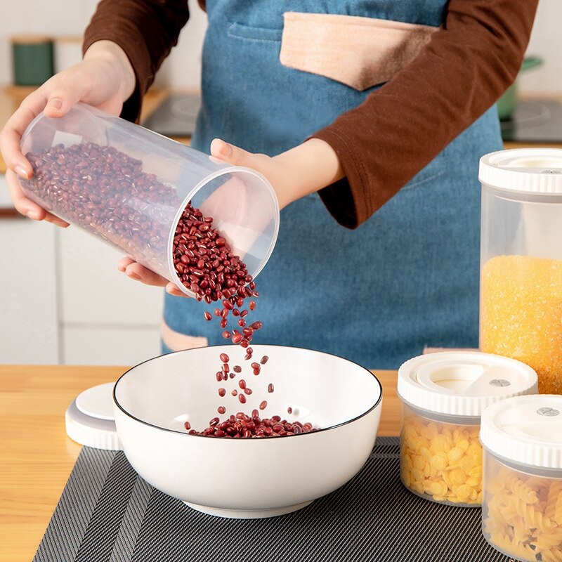 1000ML Plastic Sealed Cans Kitchen Storage Boxes T... – Grandado