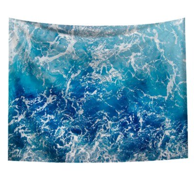 Tapestry Wall Art Ocean Wave Decor Tapestry Wall T... – Grandado