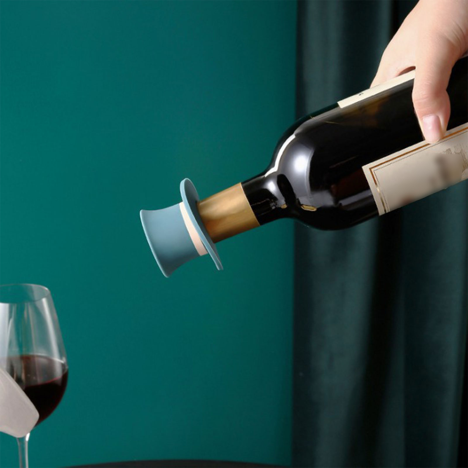 Silicone Wine Stopper Bottle Cap Magic Hat Shape T... – Grandado