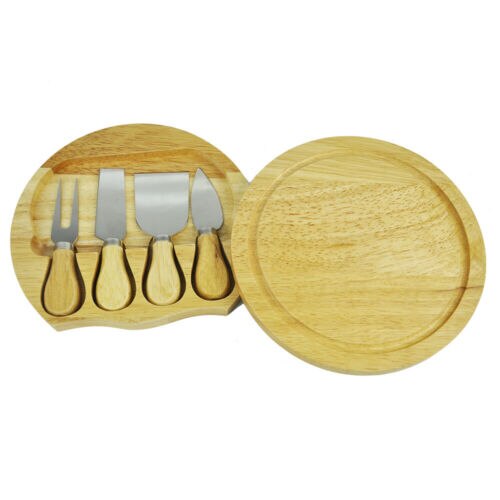 Cheese Board Set Slide Out Drawer Wooden Cheese Bo... – Grandado