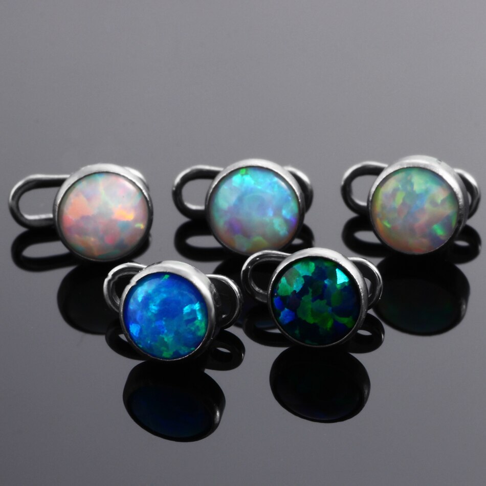 1PC G23 Titanium Micro Dermal Anchor Set Base 2 Ho... – Grandado