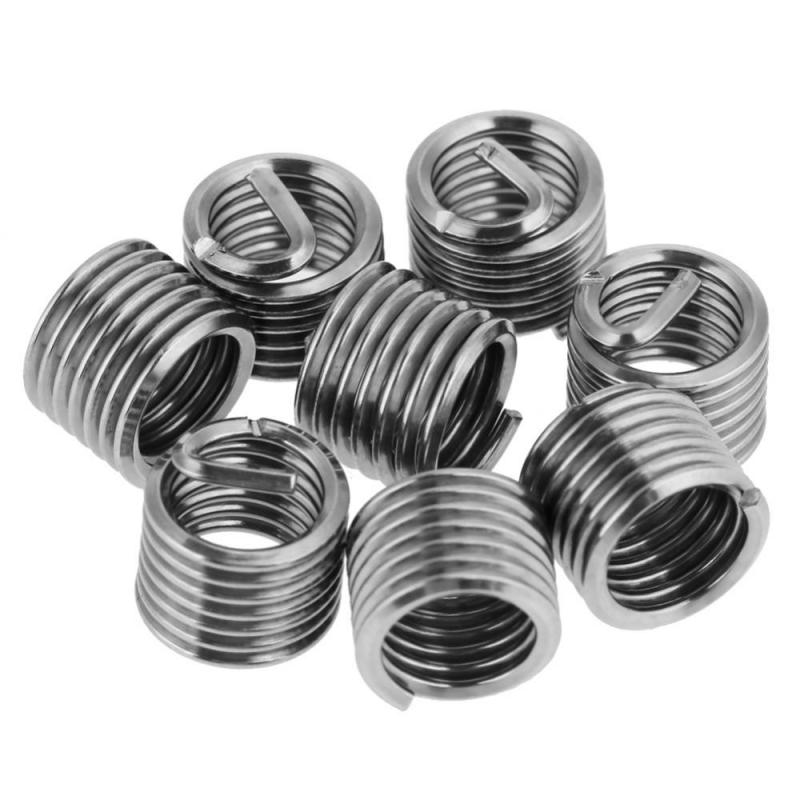 50Pcs M6 Stainless Steel Coiled Wire Car Thread Re... – Grandado