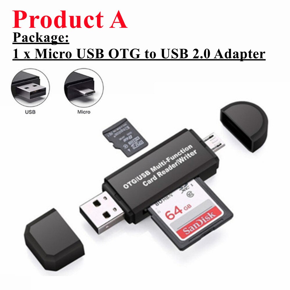 USB 2.0 Card Reader USB-C Type-C OTG Micro SD Card... – Grandado
