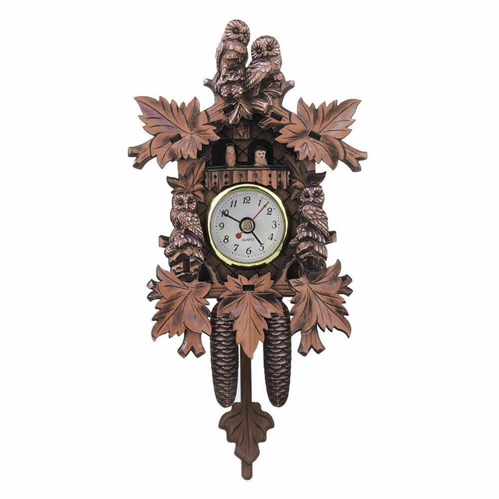 Home Decorative Bird Wall Clock Hanging Vintage Wo... – Grandado
