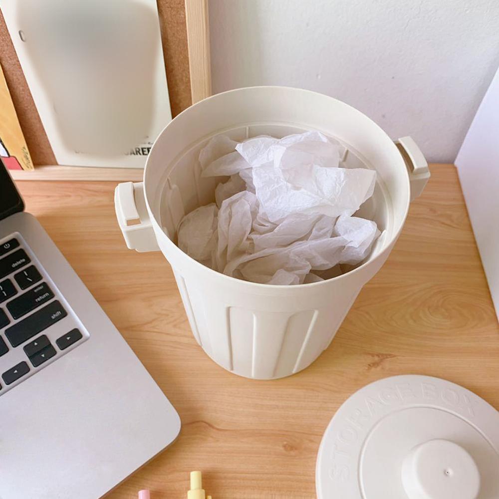 Mini Small Waste Bin Desktop Garbage Basket Home T... – Grandado