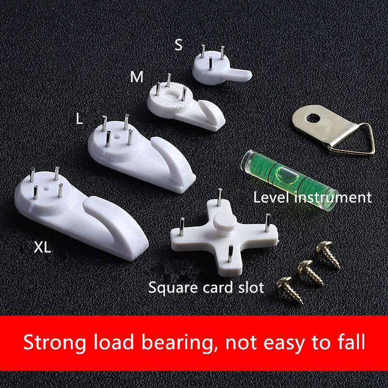 20pcs Multi Function White Plastic Invisible Wall ... – Vicedeal