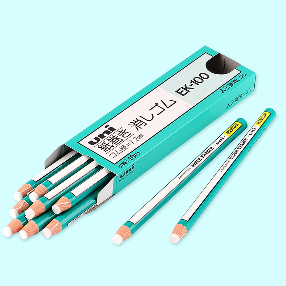 3/10Pcs Uni Papierrol Gum Pen Type EK-100 Pen-Vorm... – Vicedeal