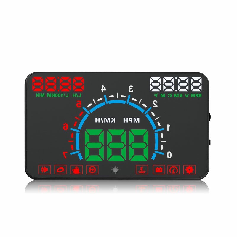 Newest E350 Car HUD Head-Up Display Combine OBD &G... – Grandado