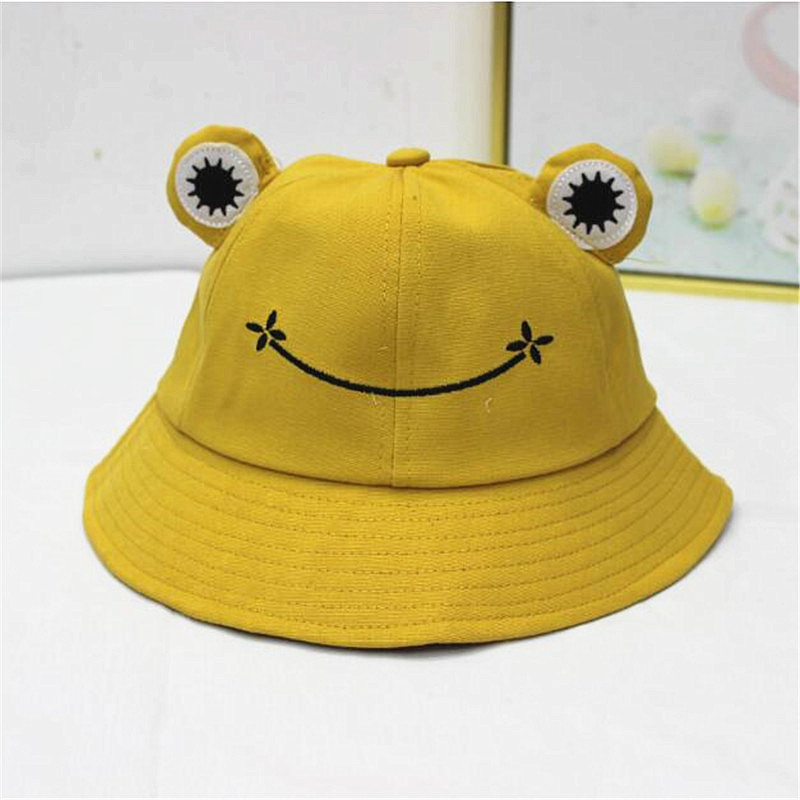 Frog Bucket Hat Summer Hat Female Parent-Child Fro... – Grandado
