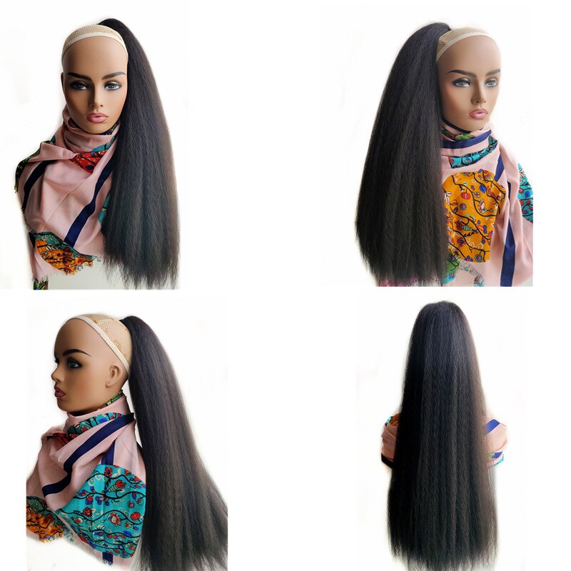 Postizo de pelo sintético para mujer, postizo de 2... – Grandado