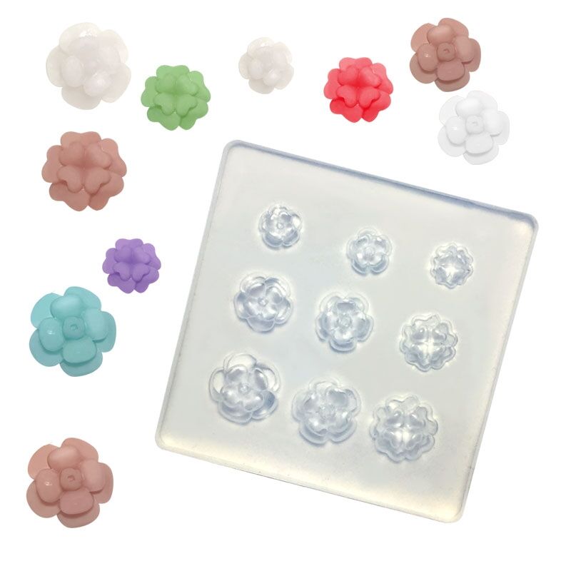 1Pc Rose Flower 3D Acryl Nail Mold Paleis Retro Bo... – Vicedeal