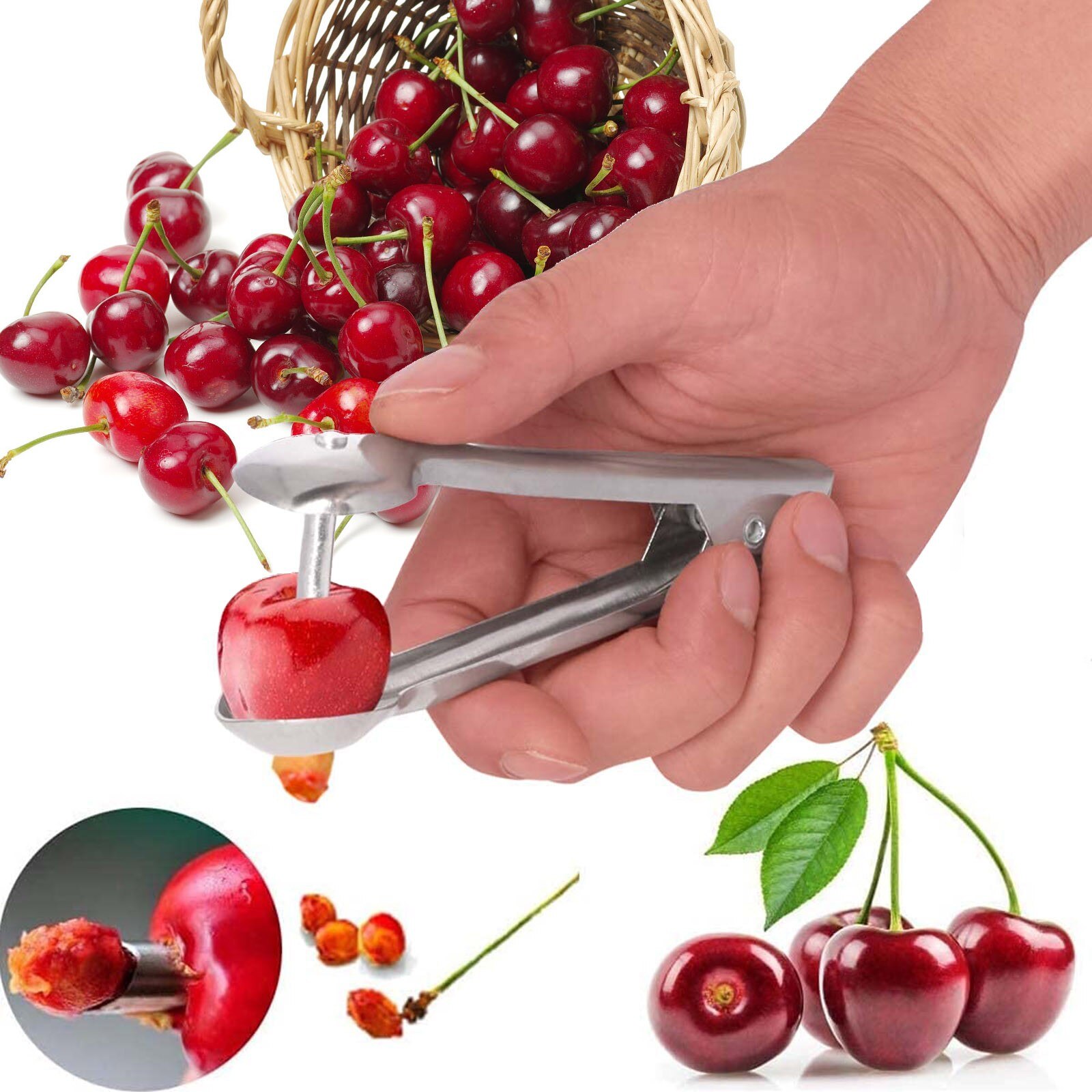 Fruit Olive Pitter Tool Cherry/Jujube Seed Handhel... – Vicedeal