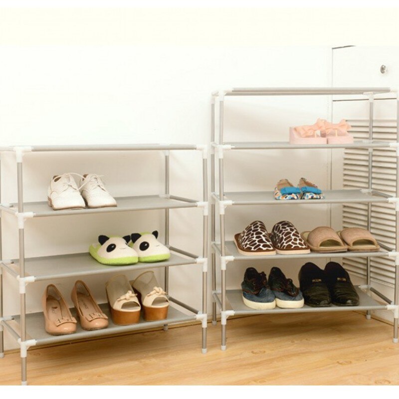 Wrought iron Multilayer Assembly Shoe Rack Space S... – Grandado