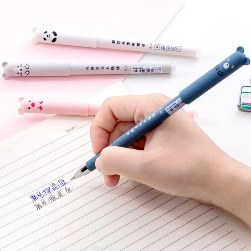 4 Stuks 0.35Mm Uitwisbare Pen Blauw Gel Inkt Penne... – Grandado