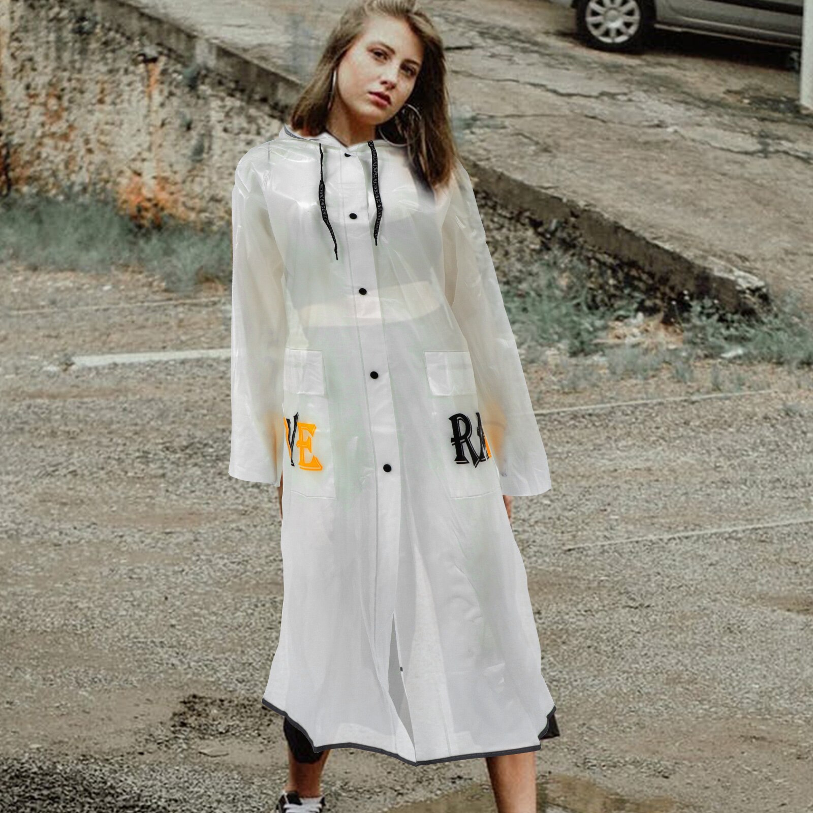 Rainy Days Adult Coat Protective Raincoat Long Ful... – Grandado