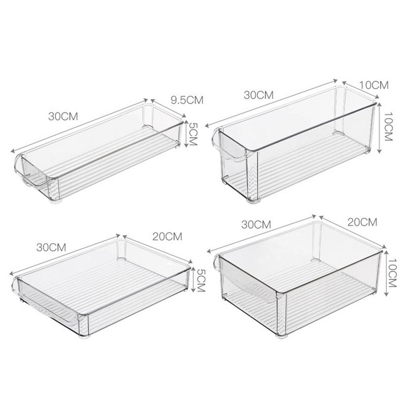 Plastic Storage Bins Refrigerator Storage Box Food... – Grandado