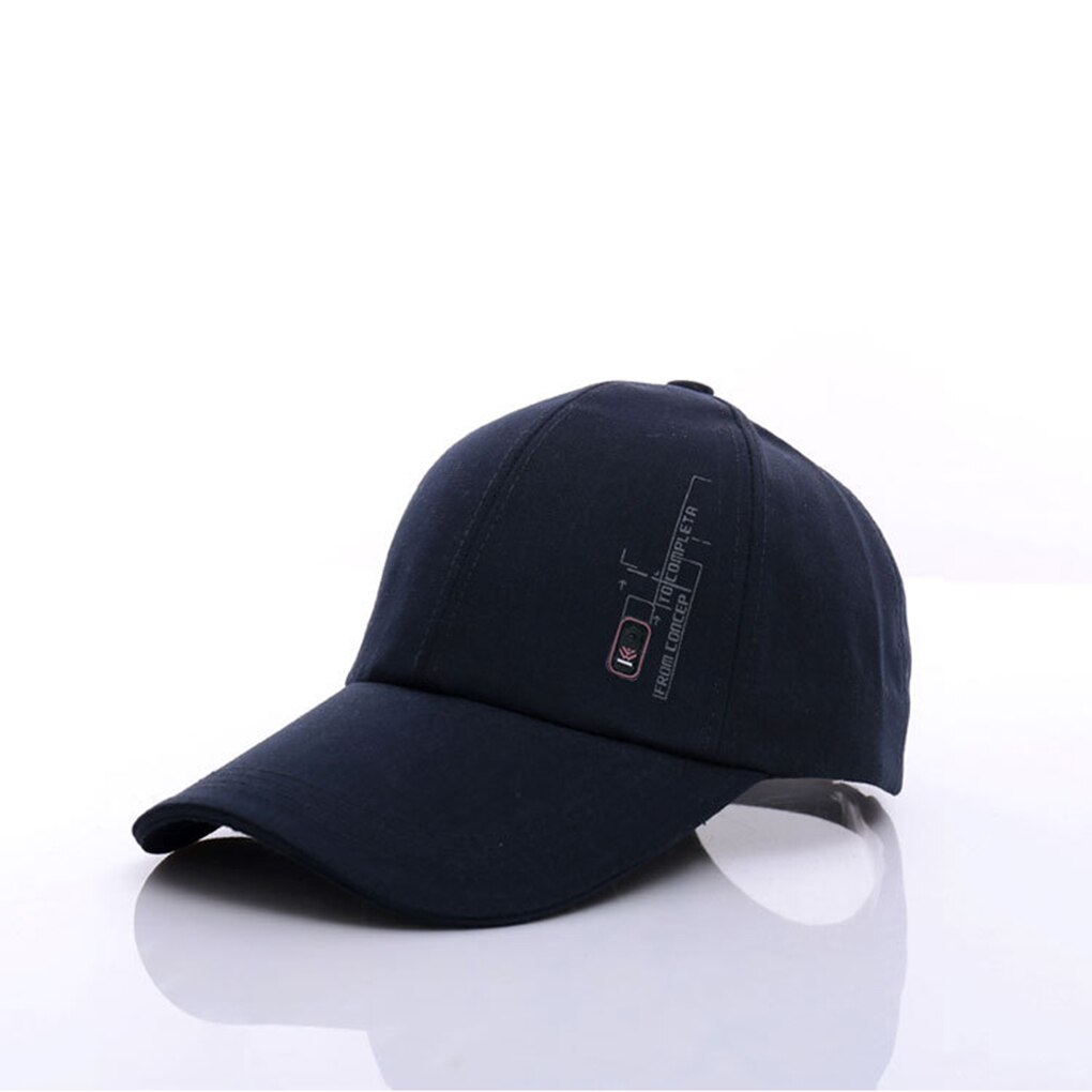 Men Baseball Cap Badge Solid Color Outdoor Adjusta... – Grandado