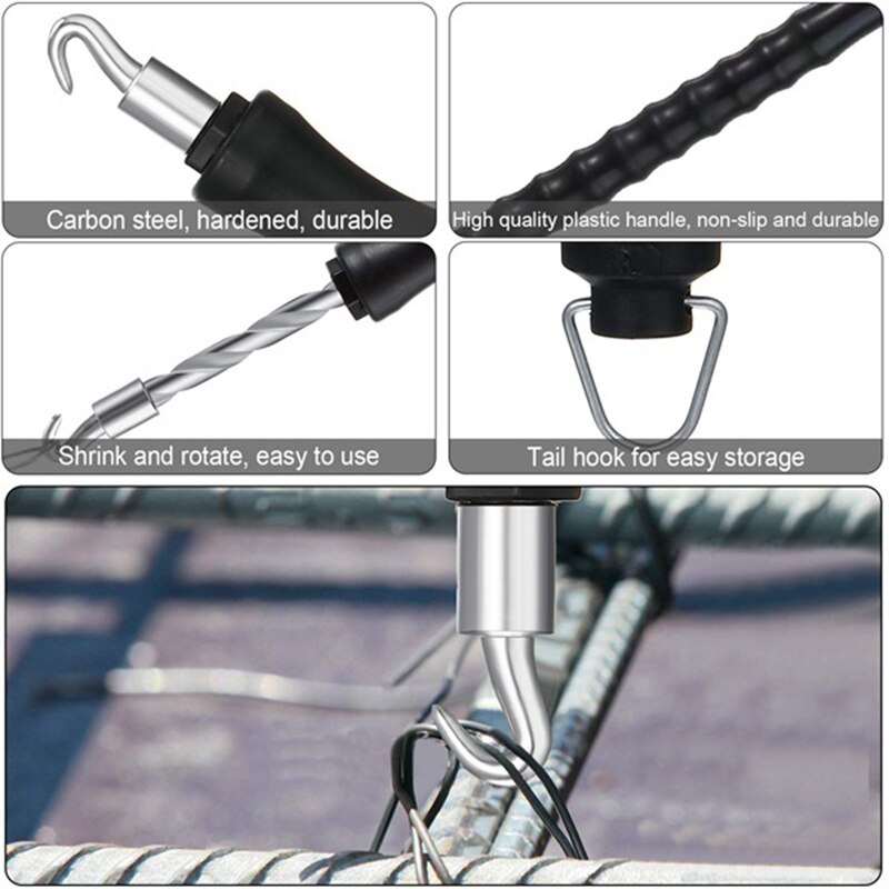 2Pcs Semi-Automatische Rebar Tie Draad Twister Int... – Vicedeal