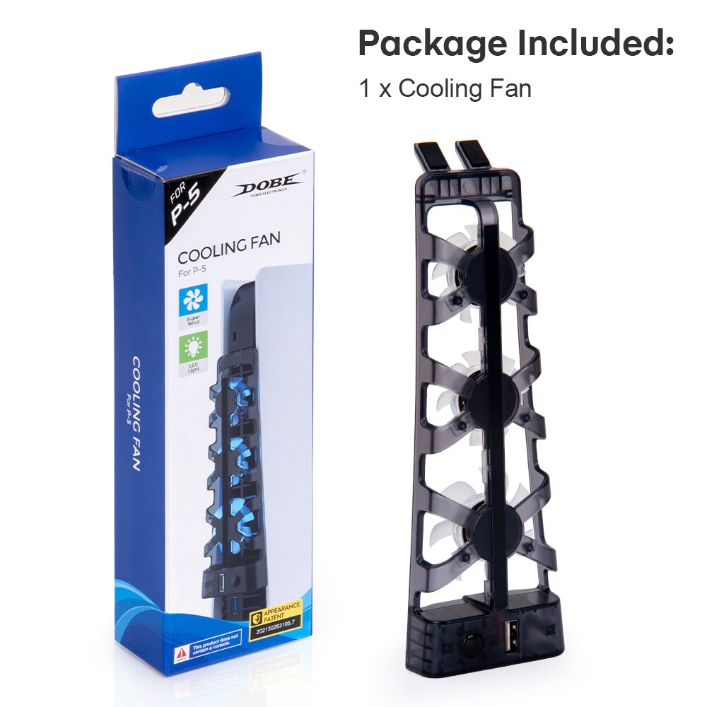 Host Cooling 3-Fan Cooler For PS5 Super Cooling Fa... – Vicedeal