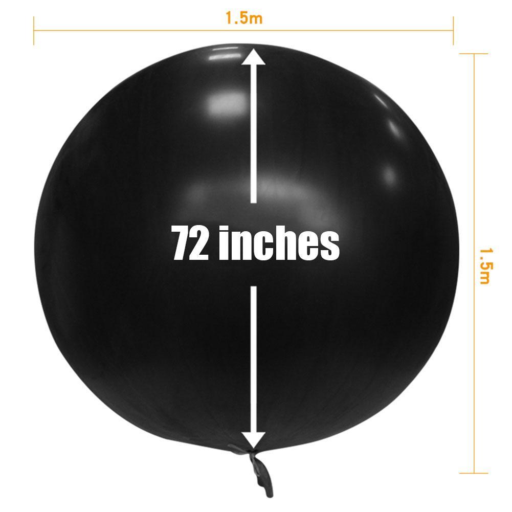 latex material balloon giant balloons white transp... – Grandado