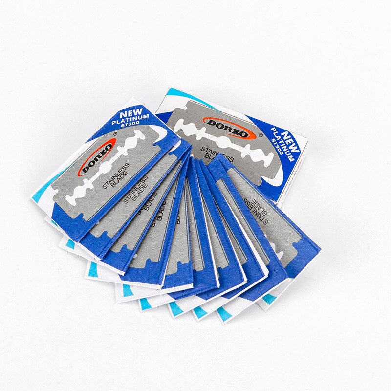 100Pcs Double-sided Razor Blades Stainless Steel S... – Grandado