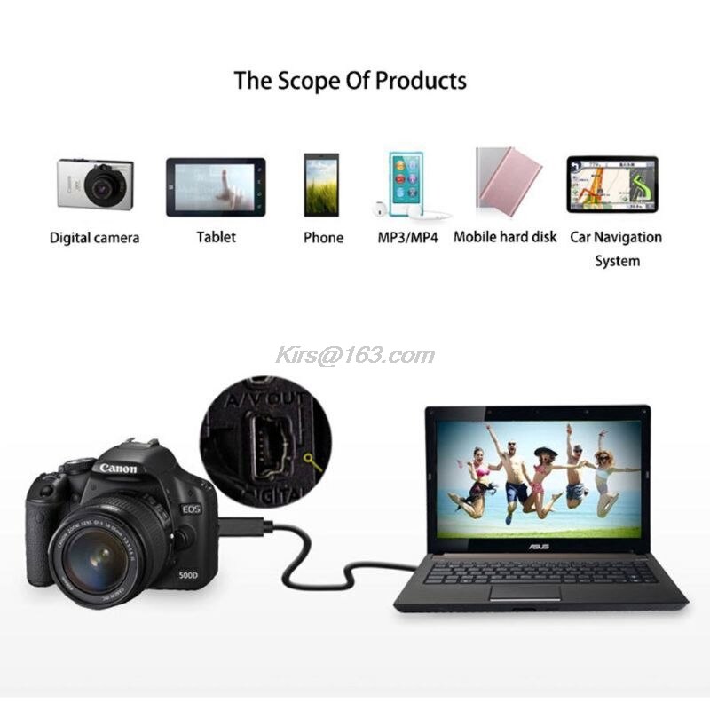 0.8m Mini USB Cable Mini USB to Mini USB Cable 5 P... – Vicedeal