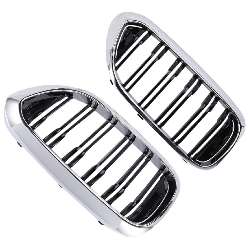 For-BMW 5 Series G30 G31 G38 M5 + Chrome+Black Fro... – Grandado