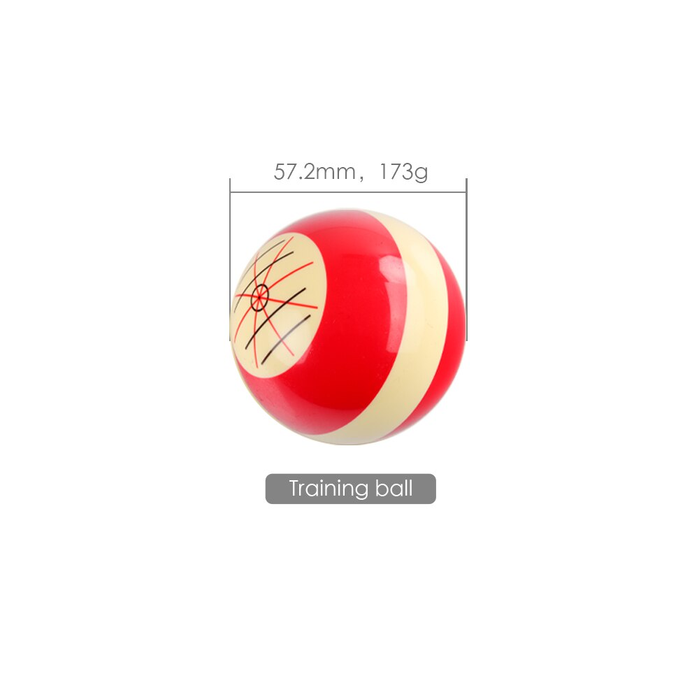 Billiard Pool Ball 52.5/57.2/61.5mm Red 6 Dot Spot... – Grandado