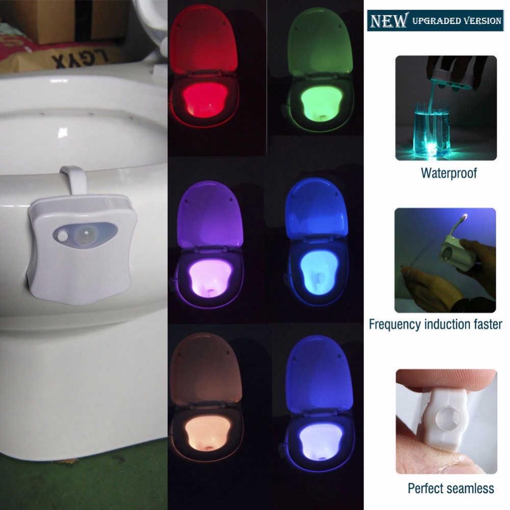 10PC Smart Bathroom Toilet seat light Nightlight L... – Vicedeal