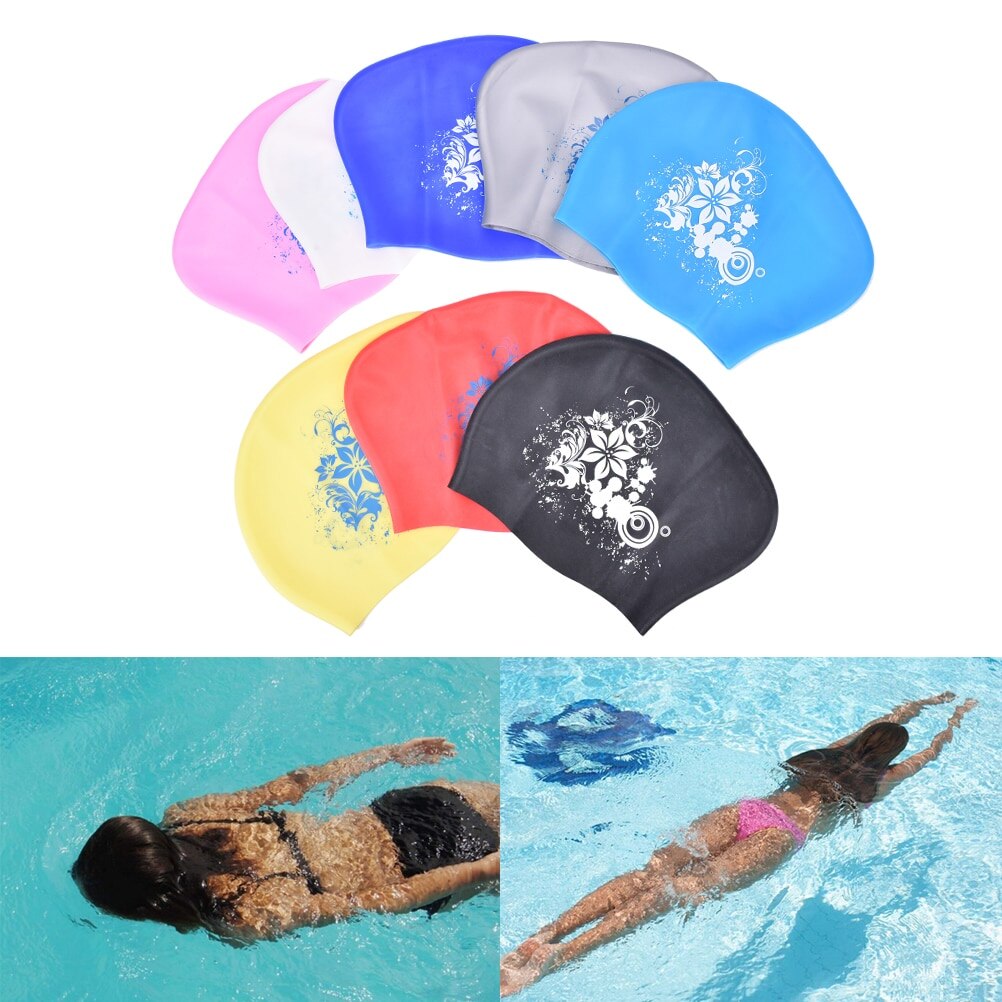 100% Latex Siliconen Badmuts Voor Lang Haar Vrouwe... – Grandado