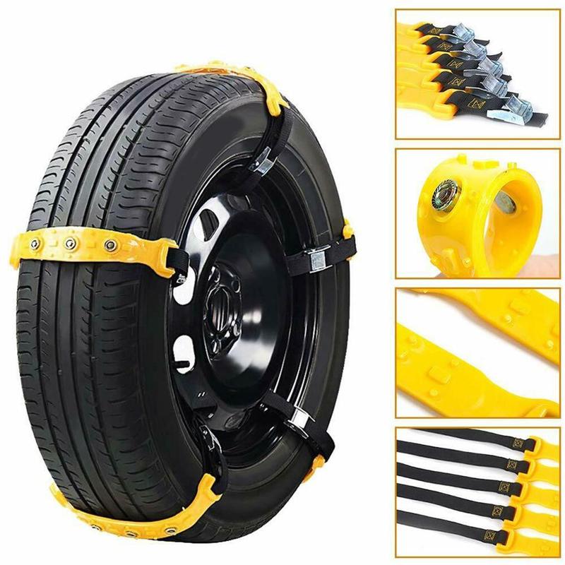 Winter car tire emergency chain adjustable anti-sk... – Vicedeal