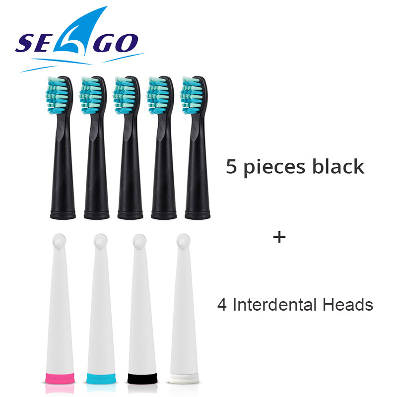 Seago Electric Toothbrush Heads Dupont Bristle Rep... – Grandado