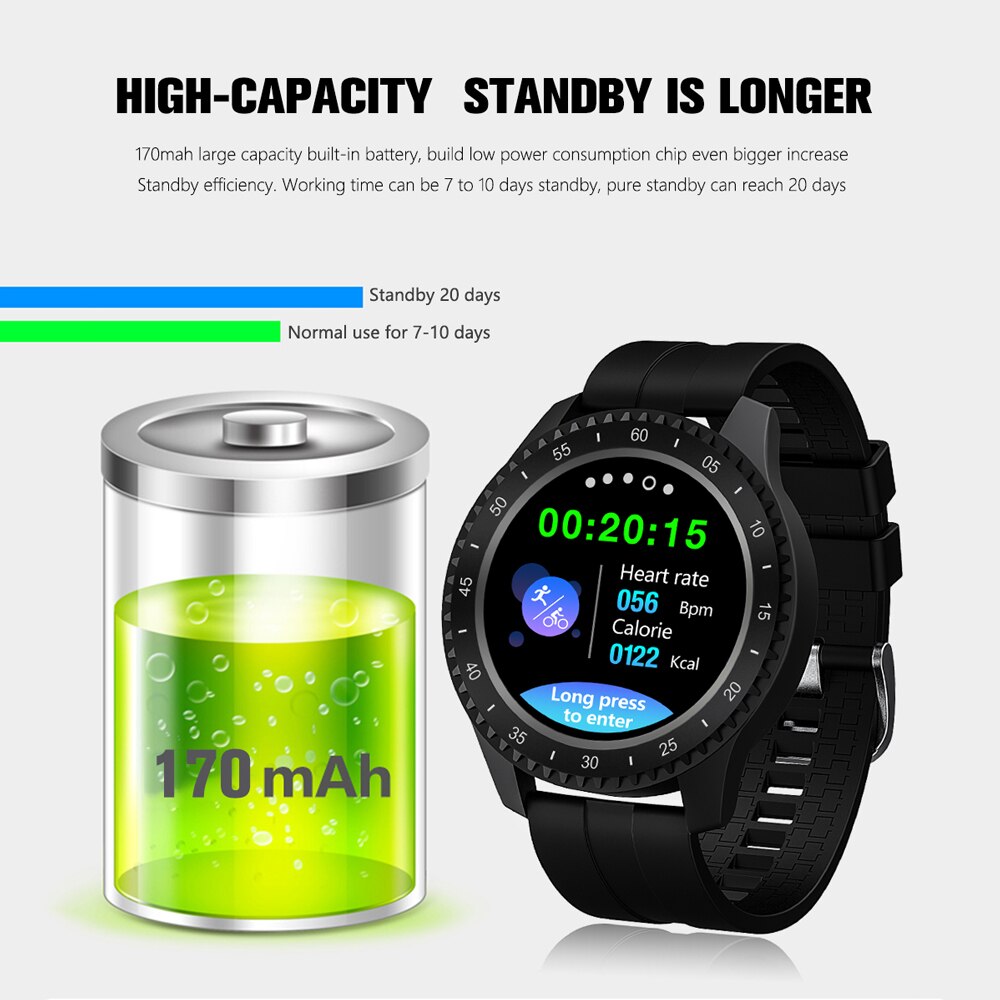 696 F17 Smart Watch Full circle Full touch screen ... – Grandado