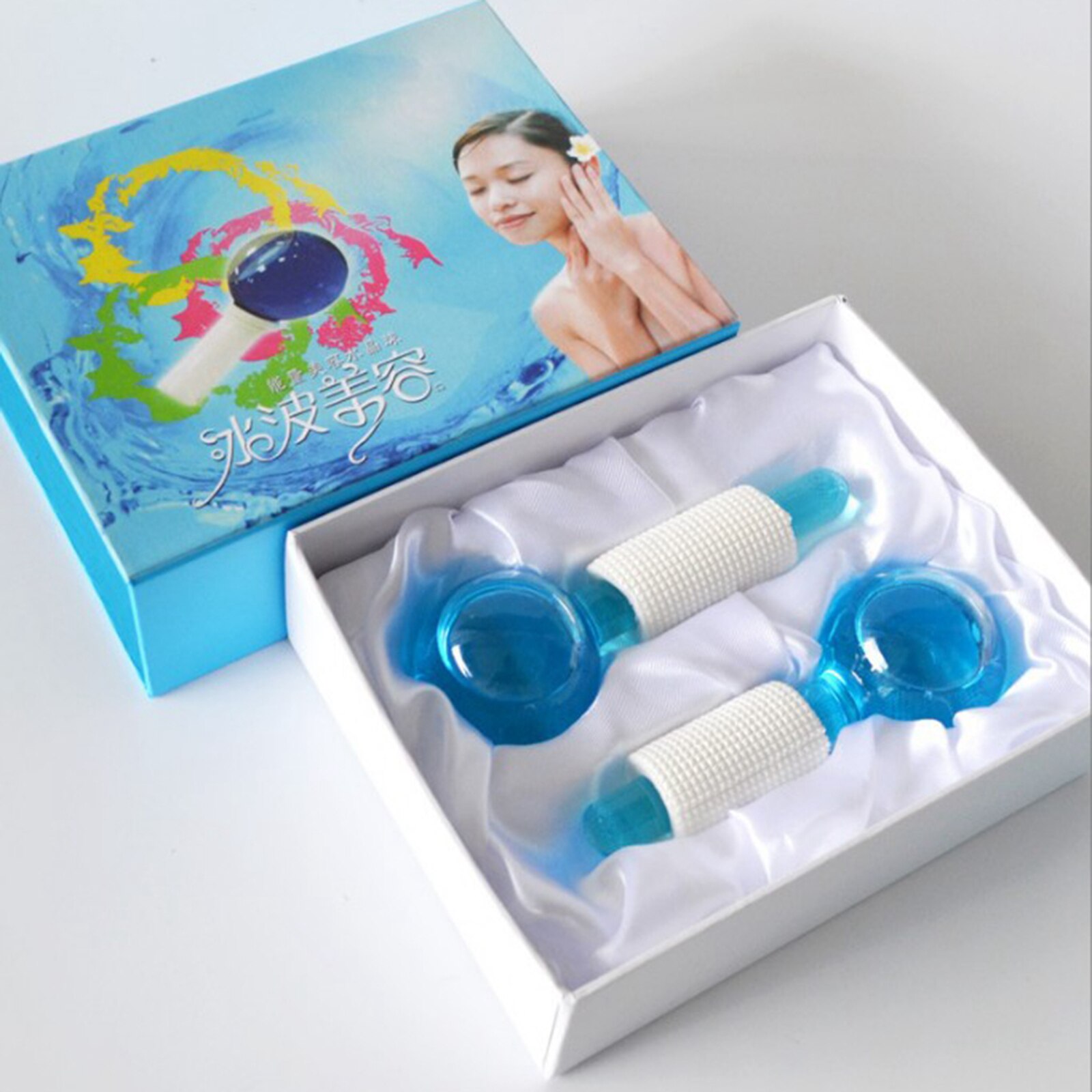 2pcs Facial Massager Face Roller Ice Ball Face Rol... – Grandado