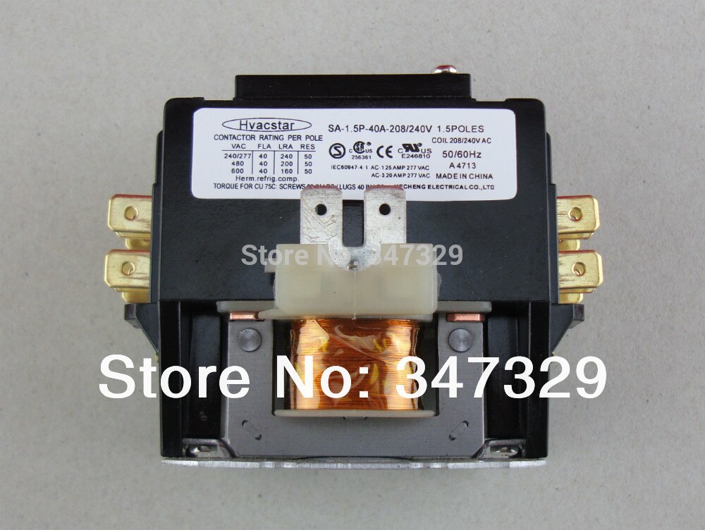 Hvacstar SA-1.5P-40A-240V Definite Purpose Contact... – Grandado