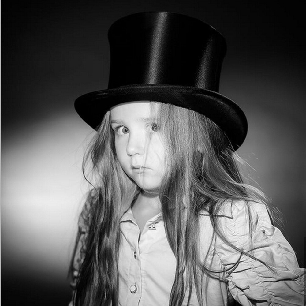 Black Top Hat Child Steampunk Hat handmade Kids Vi... – Grandado