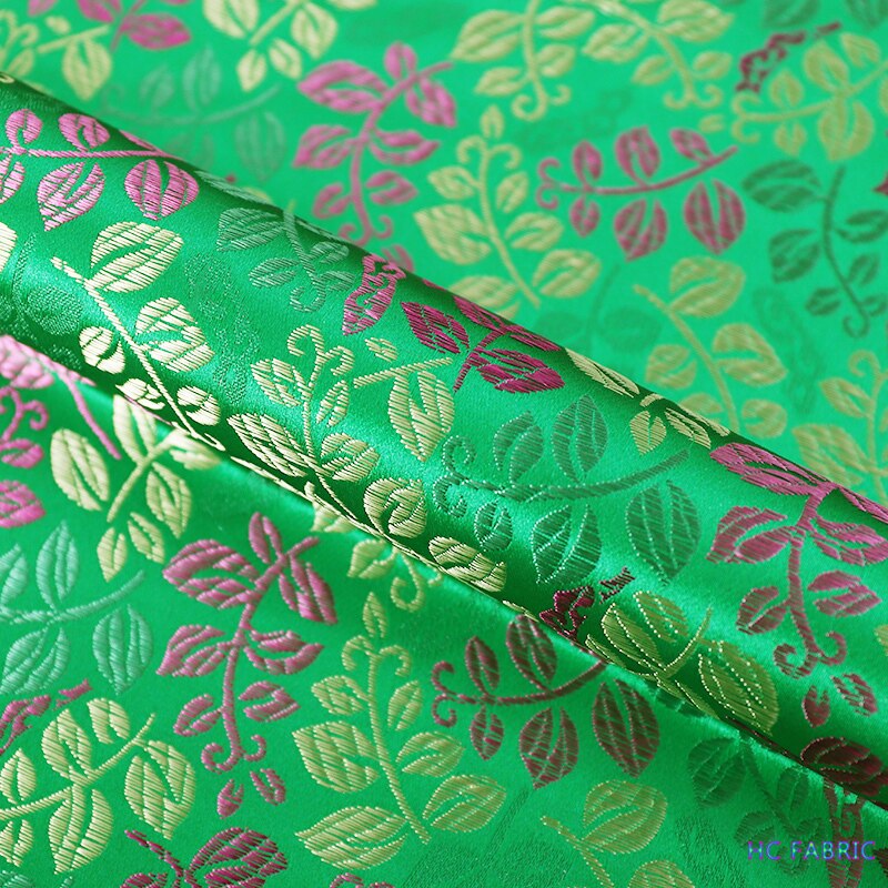 114cm tecido de cetim brocado jacquard tecidos mat... – Grandado