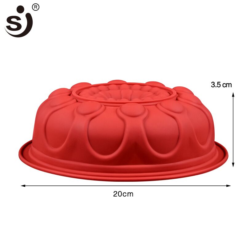 SJ Kuchen Form Backform Silikon Form Kuchen Blume ... – Vicedeal