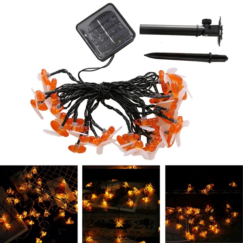 Solar Powered Honig Biene String Lichter 30 LED So... – Vicedeal