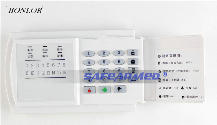 (1pcs) SAFEARMED Alarm Control System Keypad (SF-8... – Vicedeal